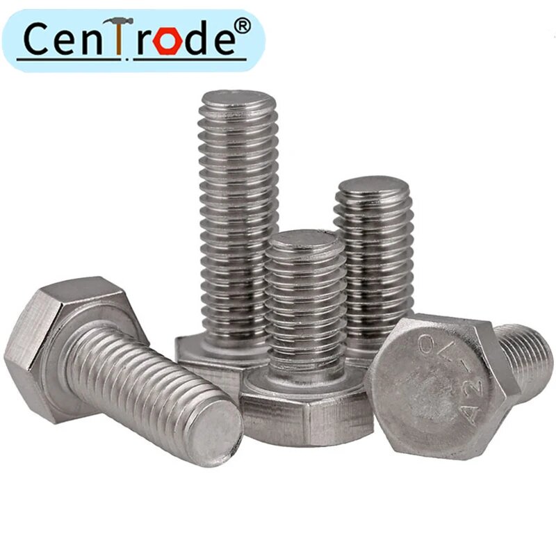 Винты болты нержавеющая сталь 304 М10М12 DIN933 2 шт M10 X 1.25, 20 мм