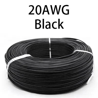 PULAND UL2547 Сигнальный экранированный кабель 2-8 жил 2 Cores, 20AWG Black, 1 meter