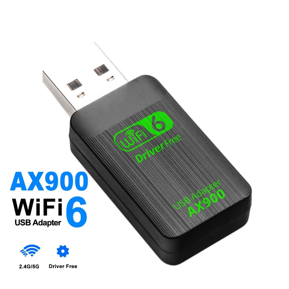 AX900 USB WiFi 6 адаптер 900Мбит/с 900Mbps WiFi 6