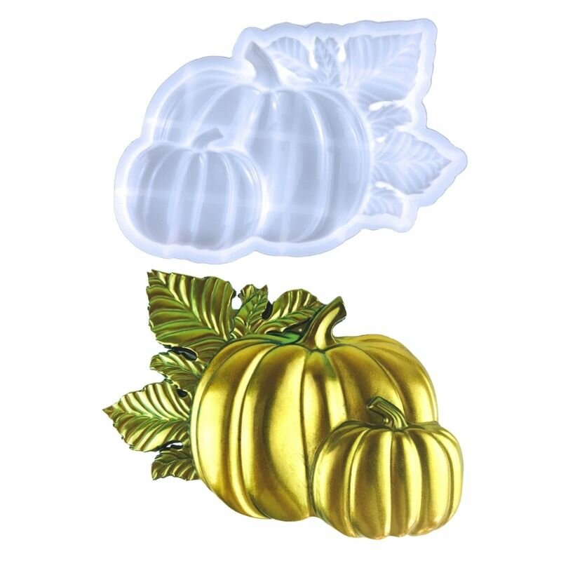 Силиконовая форма для украшения объемной тыквы-1