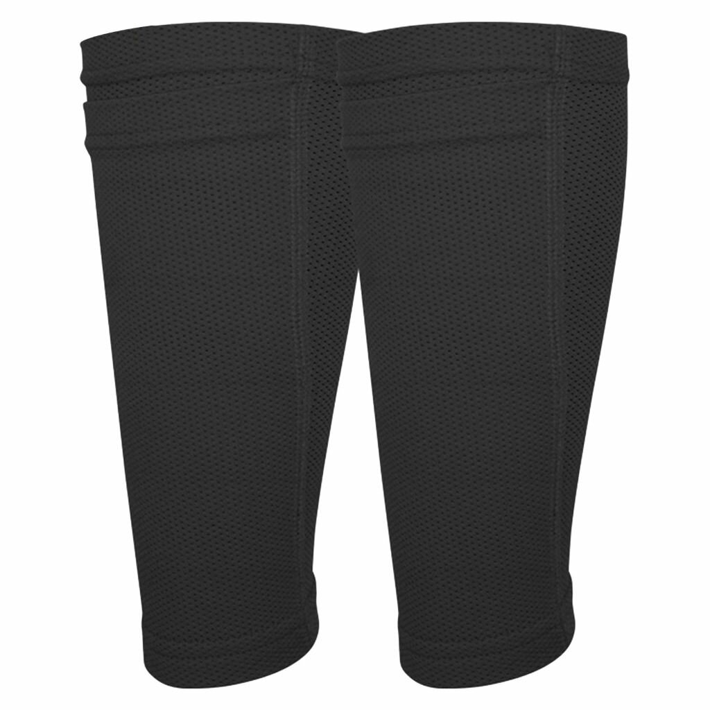 Спортивное защитное снаряжение, Чулки для защитных щитков - черные M, 1 пара
