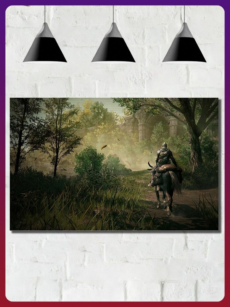 Картина интерьерная на дереве Игры Dark Souls - 62412120