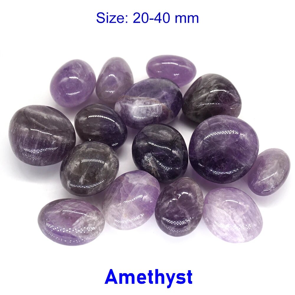 Целебные кристаллы, натуральные камни Фиолетовый, 10g (1 PCS), Amethyst-O