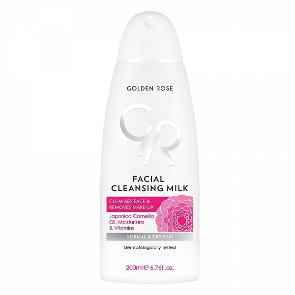 Молочко для снятия макияжа Golden Rose Facial Cleansing Milk Мягкое очищающее для нормальной и сухой кожи лица