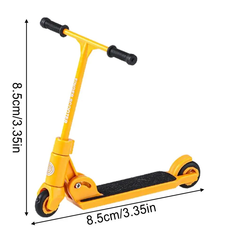 Детский складной самокат Finger BMX Желтый, Yellow