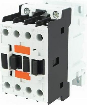 Контактор LOVATO BF1210A230 3-полюсный, NO x3, Вспомогательные контакты NO, 12А, 1 шт