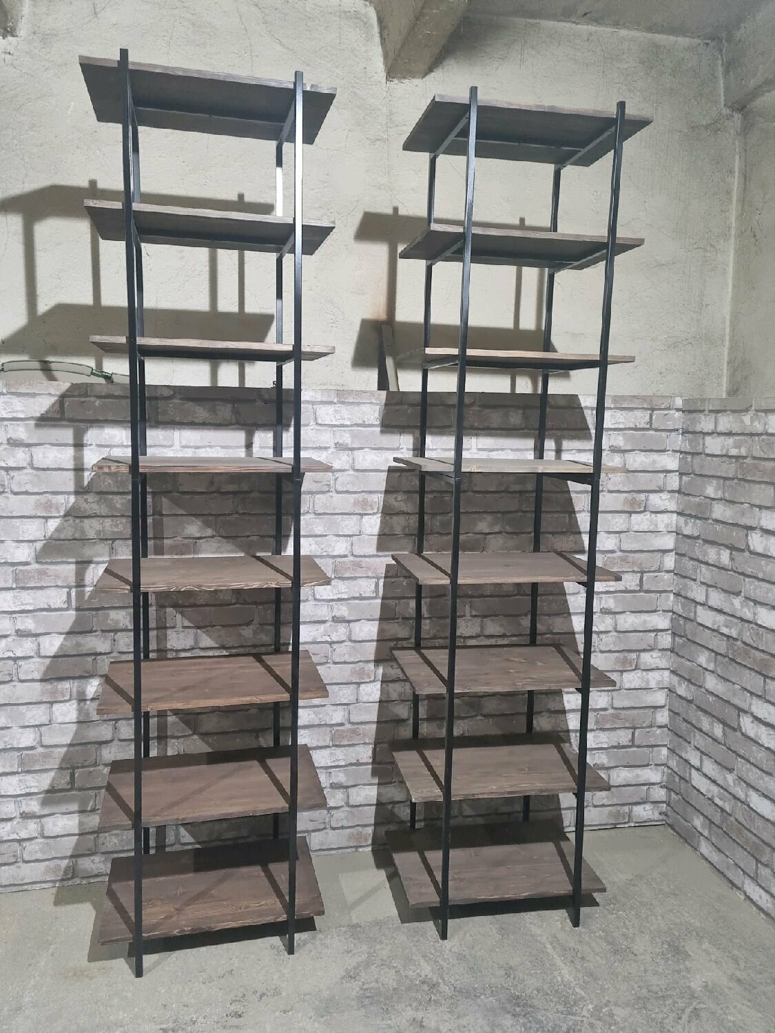 Стеллаж "EasyLOFT" в стиле лофт, для дома и офиса, 65х45х250 см.