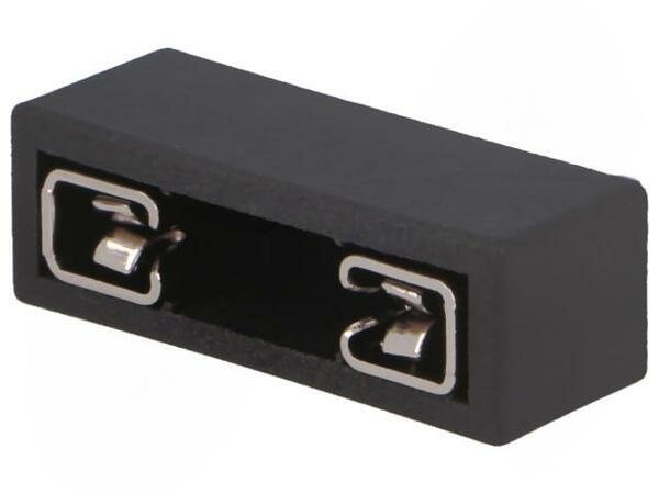 Держатель KEYSTONE KEYS3557-2 для двух типов автомобильных предохранителей, на плату, черный, 1 шт