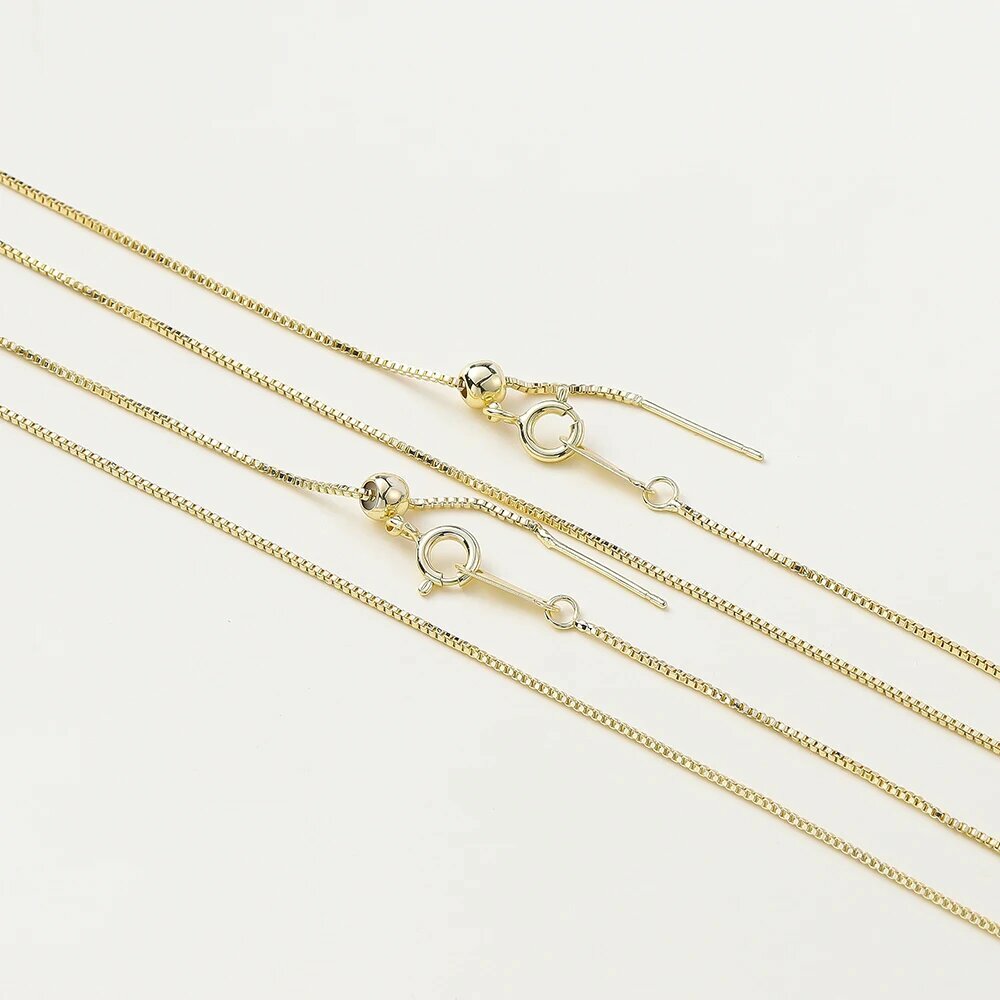 Цепочки 2 шт. 14K Gold, латунь