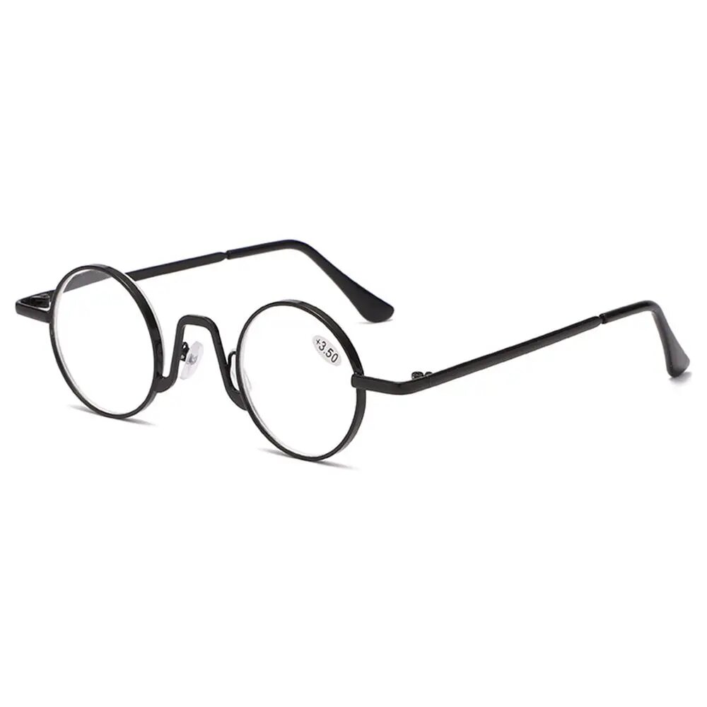 Круглые очки для чтения black +250