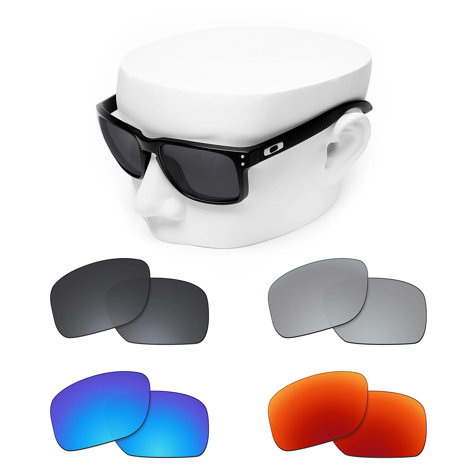 Поляризационные линзы OOWLIT для Oakley Holbrook Four Pairs, Белый