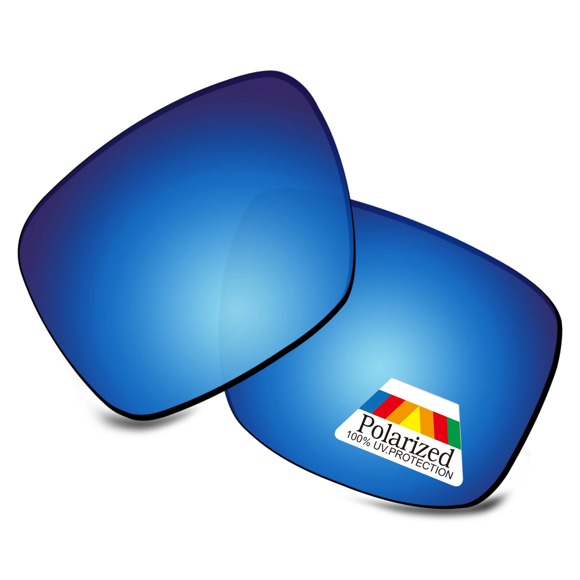 Сменные поляризационные линзы Bwake для Oakley Jupiter Squared OO9135, Jupiter Ice Blue, Синий