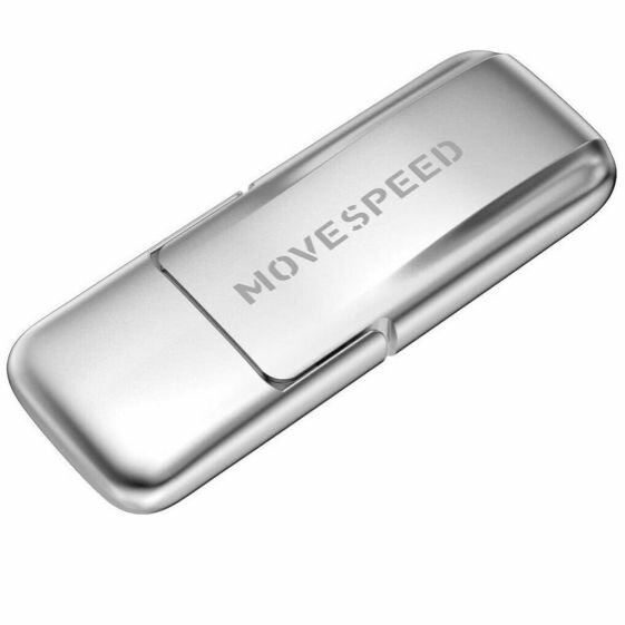 Память USB Flash 128 Гб Move Speed YSUKD (YSUKD-128G3N) - колпачок, металл