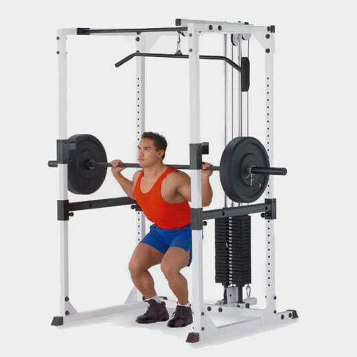 Рама Body Solid GPR-82, для приседов, серая, антискользящая, возможность тренировки рук