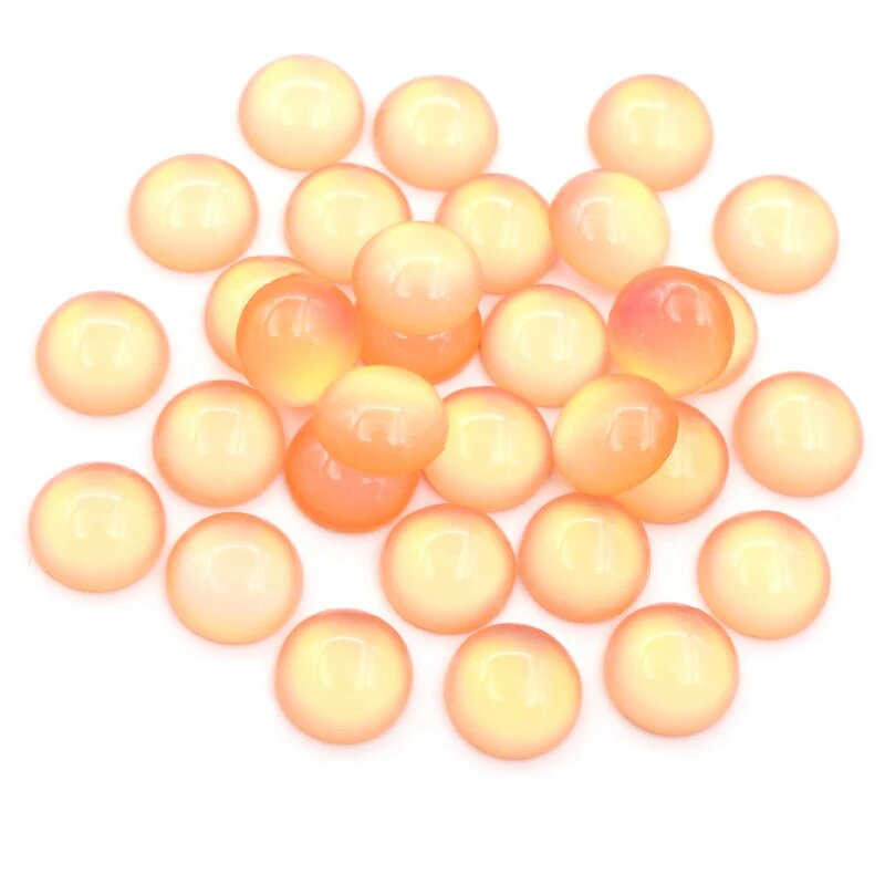 Кабошоны янтарного опала из смолы 8 мм 10 мм 12 мм Cqhcyb 40 шт. 10 мм, 5