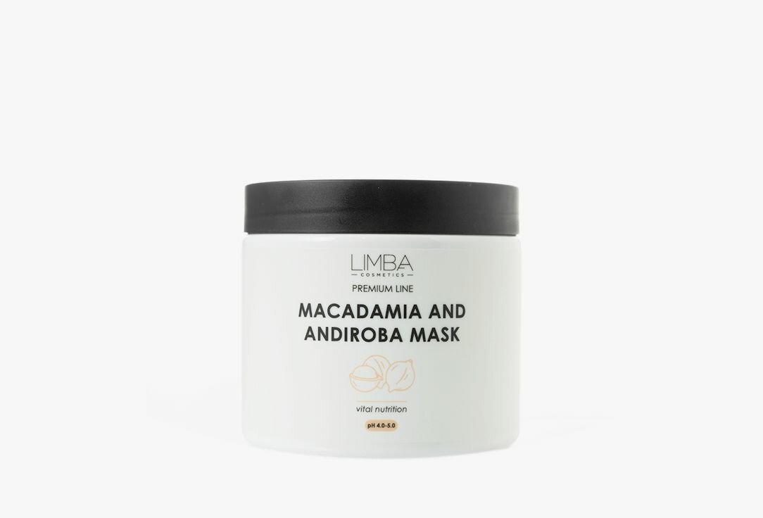 Питательная маска для волос LIMBA COSMETICS Premium Line Macadamia and Andiroba 490 г