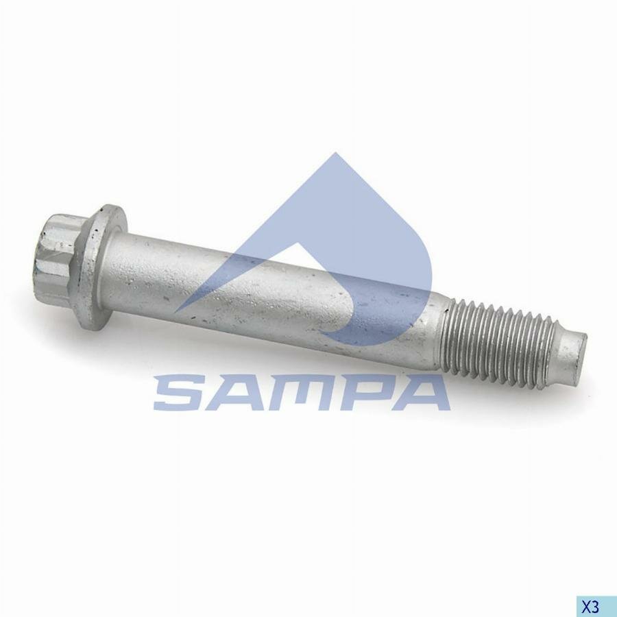 Болт M12*1,5*75 тормозного диска SAF 102.581 (Sampa)