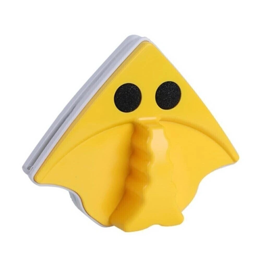 Магнитная щетка для мытья окон, желтая