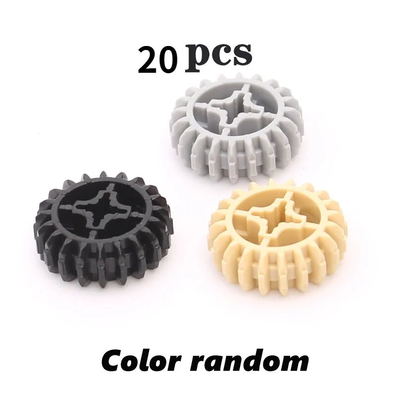 Конструктор TUTU&LALA Серия шестерен Черный, G9-20teeth 20PCS