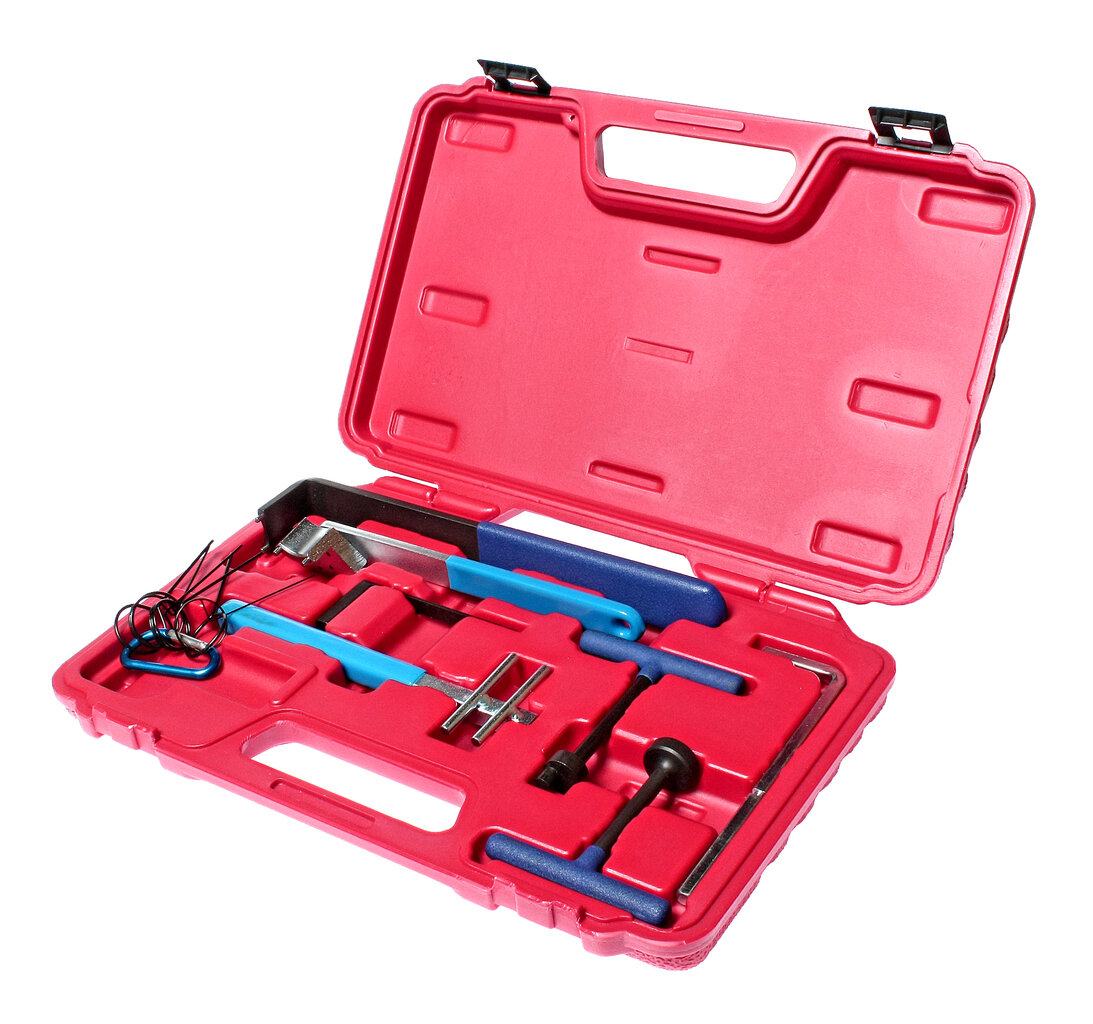 JTC-4767 - Набор инструментов для натяжения ремня ГРМ универсальный (рычаги, ключи) 8пр. в кейсе JTC