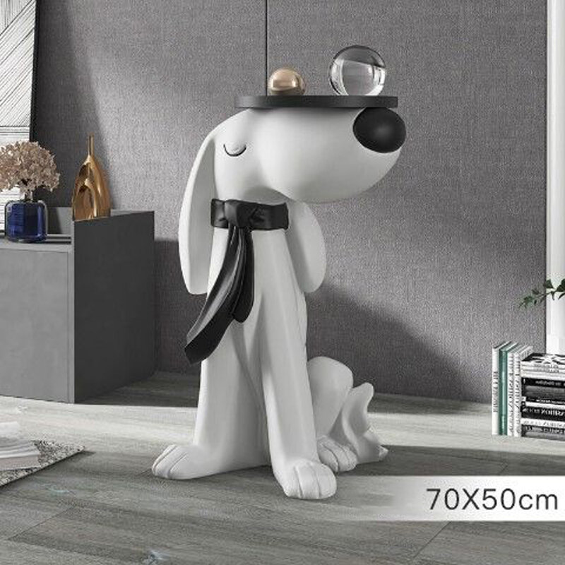 Креативный журнальный столик с лотком для собак, бытовой современный минималистский декоративный журнальный столик