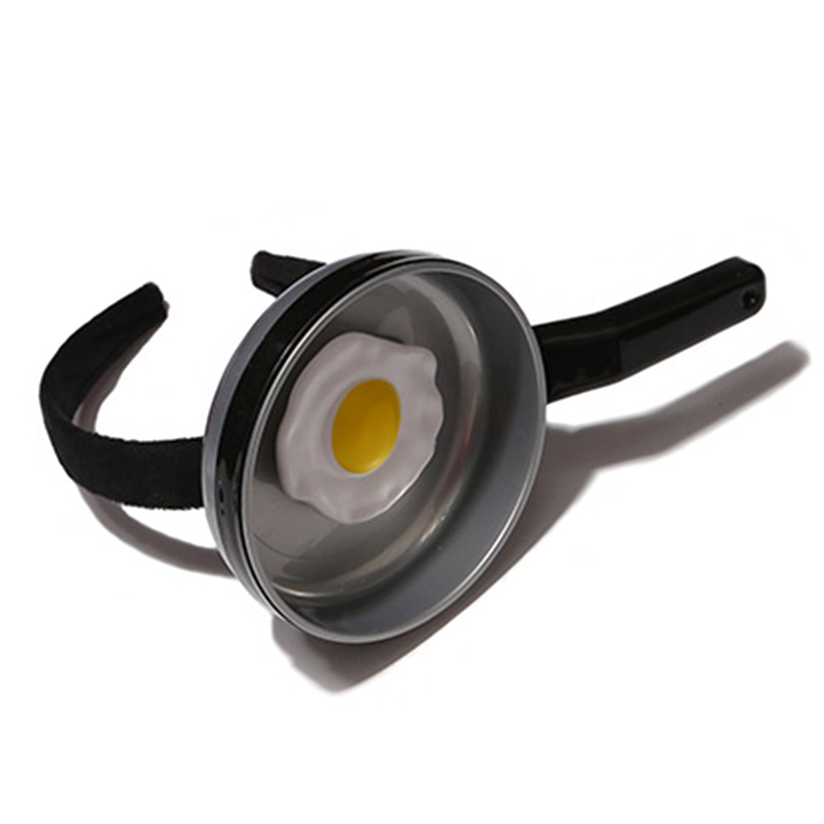 21,5 см Забавная повязка на голову в форме кастрюли, милый, высококачественный, имитирующий кожу головы, для женщин, для умывания и макияжа.