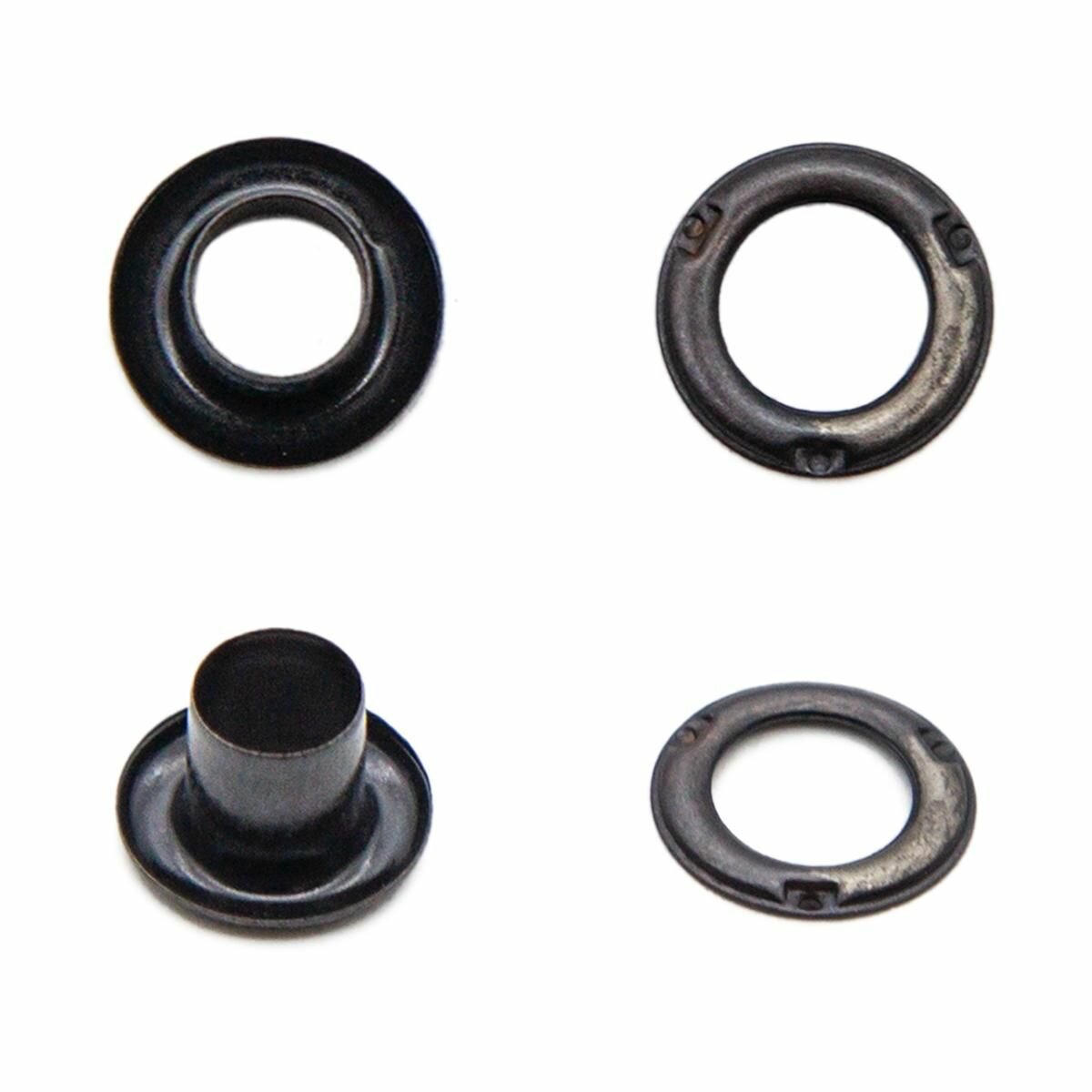 Люверсы New Star Цвет Оксид, №2, диаметр 4,4 мм, высота 5,42 мм, металл, 100 шт