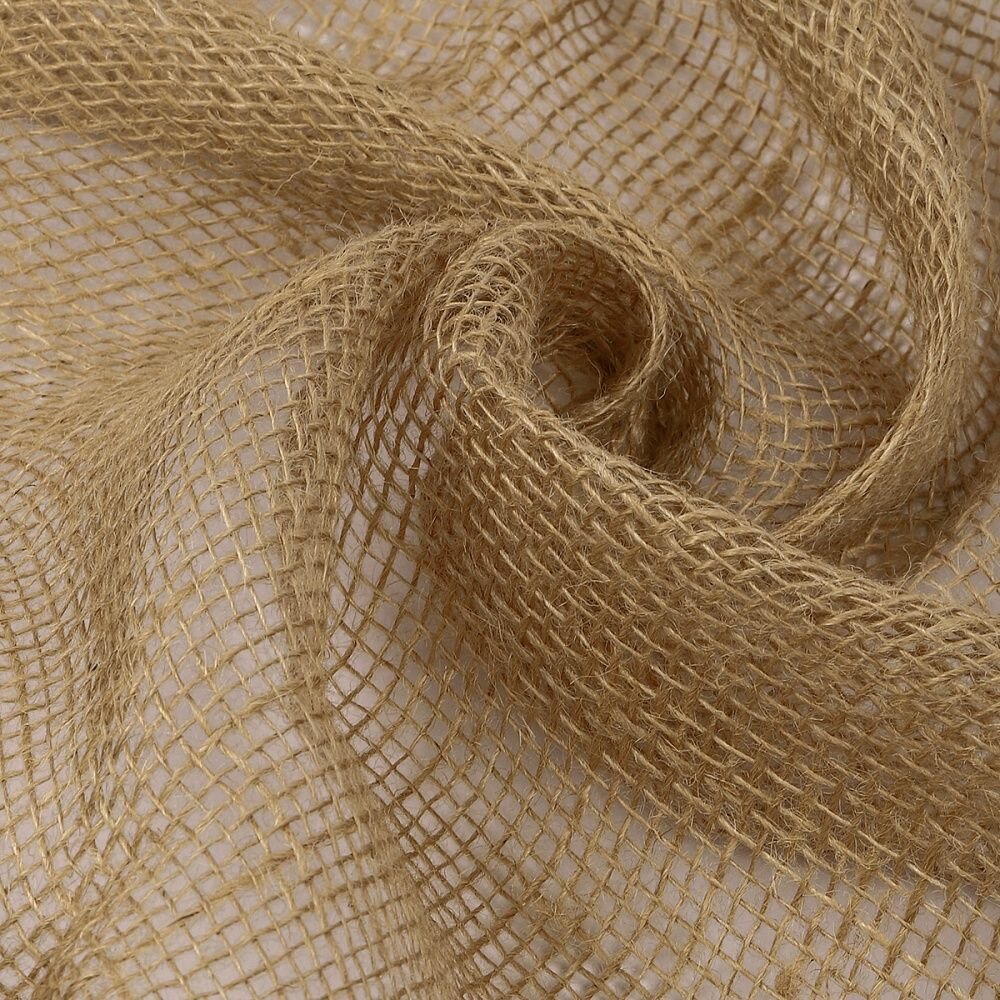 Ткань IDEAL Мешковина 195 г/м2, 100% джут, ширина 110 см, упаковка 5 м