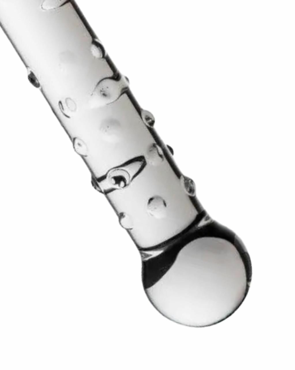 Анальный стимулятор из стекла, стеклянный фаллоимитатор, фалос, анально-вагинальный