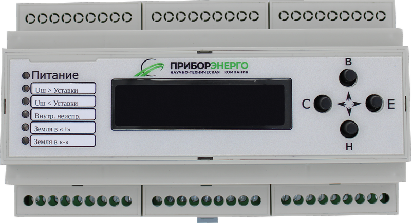 Реле контроля изоляции РКИ-1 DIN, НФ-00000533, ООО "НТК приборэнерго"