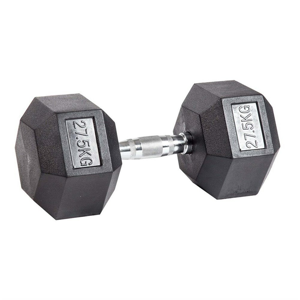 PROFI-FIT Гантель гексагональная обрезиненная PROFI-FIT 27,5 кг
