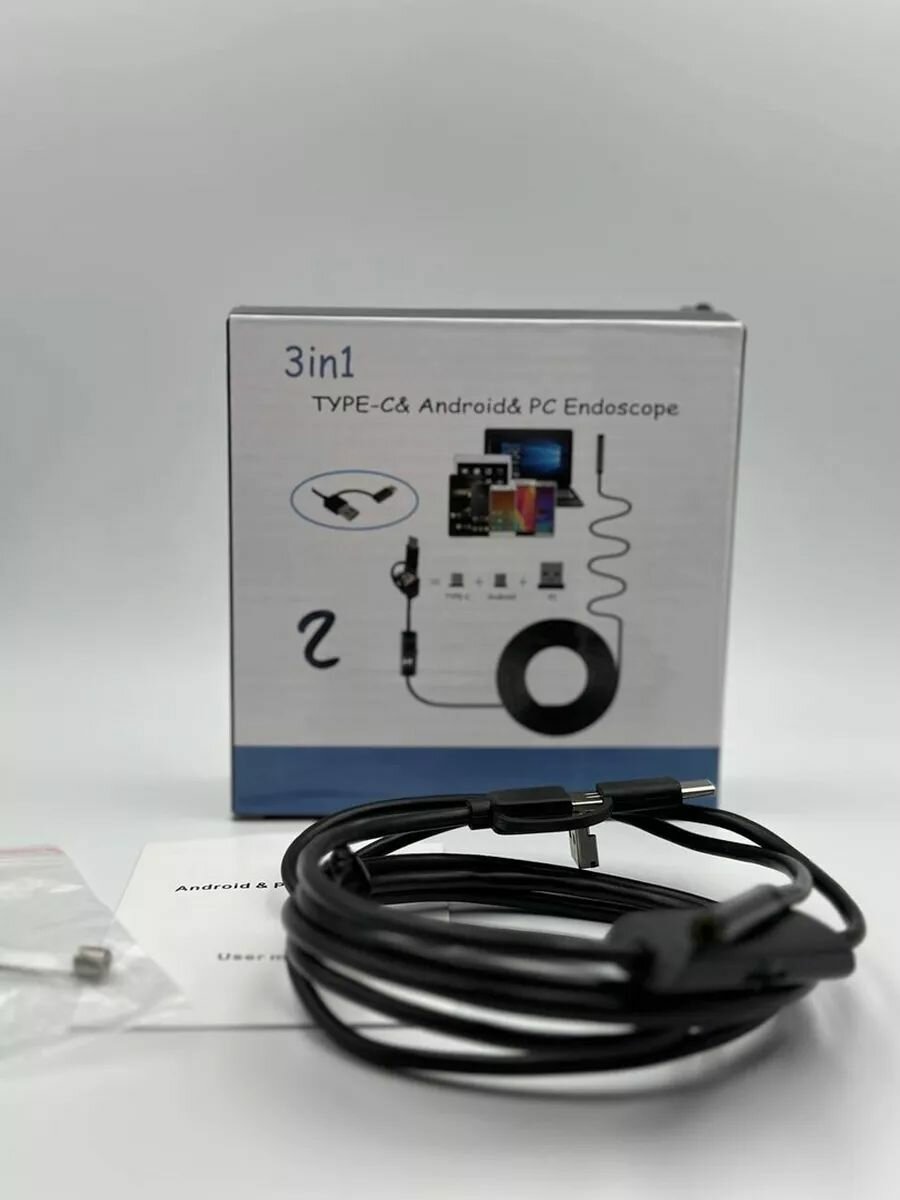Эндоскоп для смартфона microUSB, Type-C / USB — фото 1