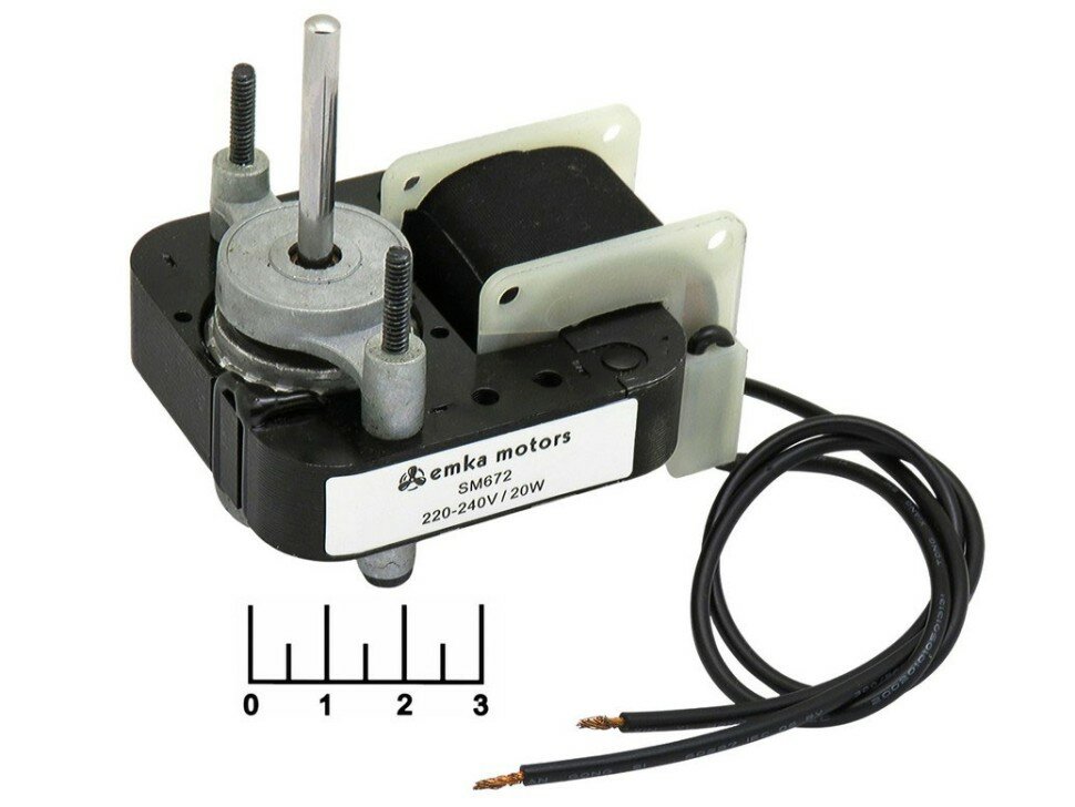 Двигатель для вентилятора 220V 0.09A SM672