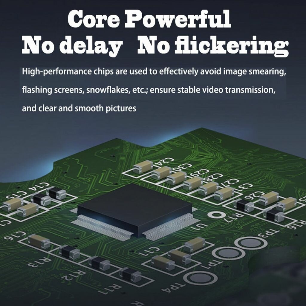 Кабель, HDMI на VGA 1080P HD аудио-видео синхронный переходник - 1.8m