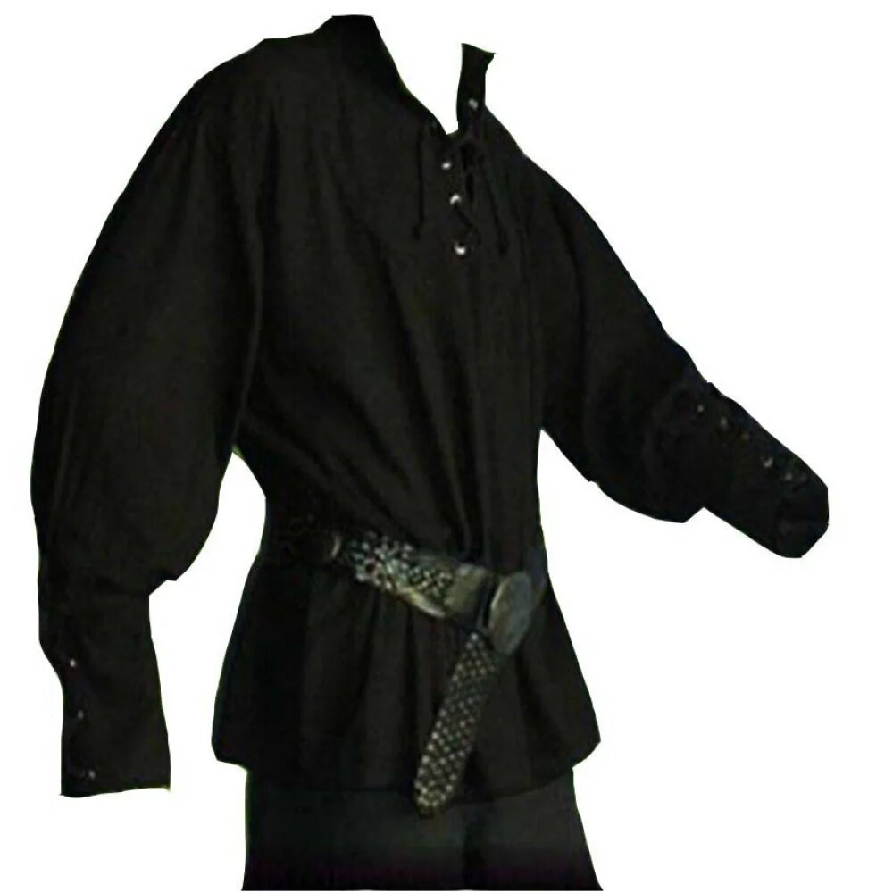 Полиэстер Рубашка Викинга Черный, 3XL, 2