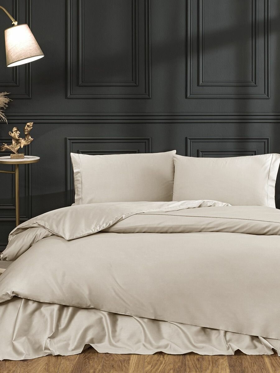 Постельное белье Tivolyo Home Casual (бежевый) 1.5-спальное