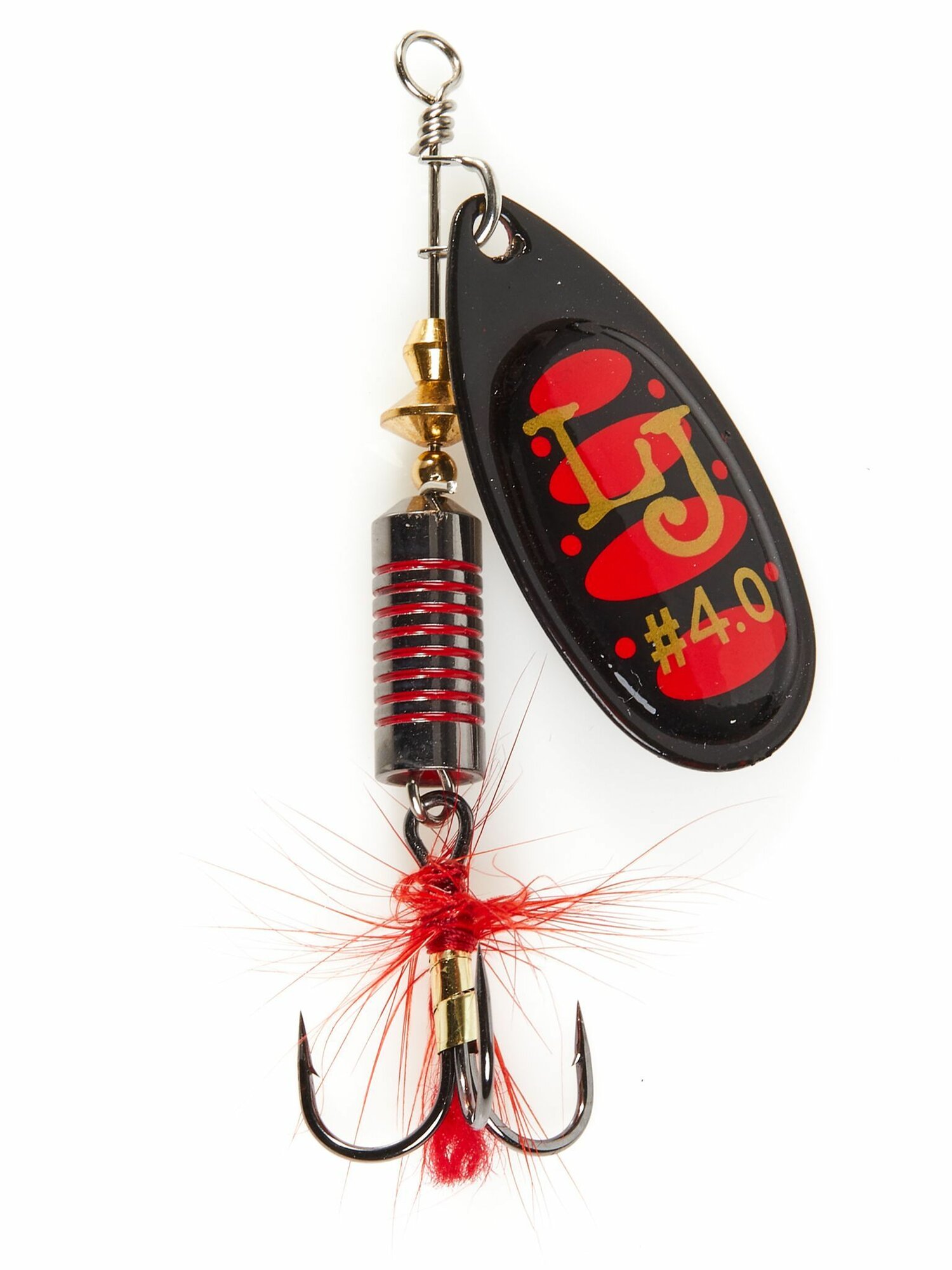 Блесна вращающаяся LUCKY JOHN BONNIE BLADE 4, расцветка 009, вес 10,3 г, размер #4 / Блесна для рыбалки на щуку, окуня