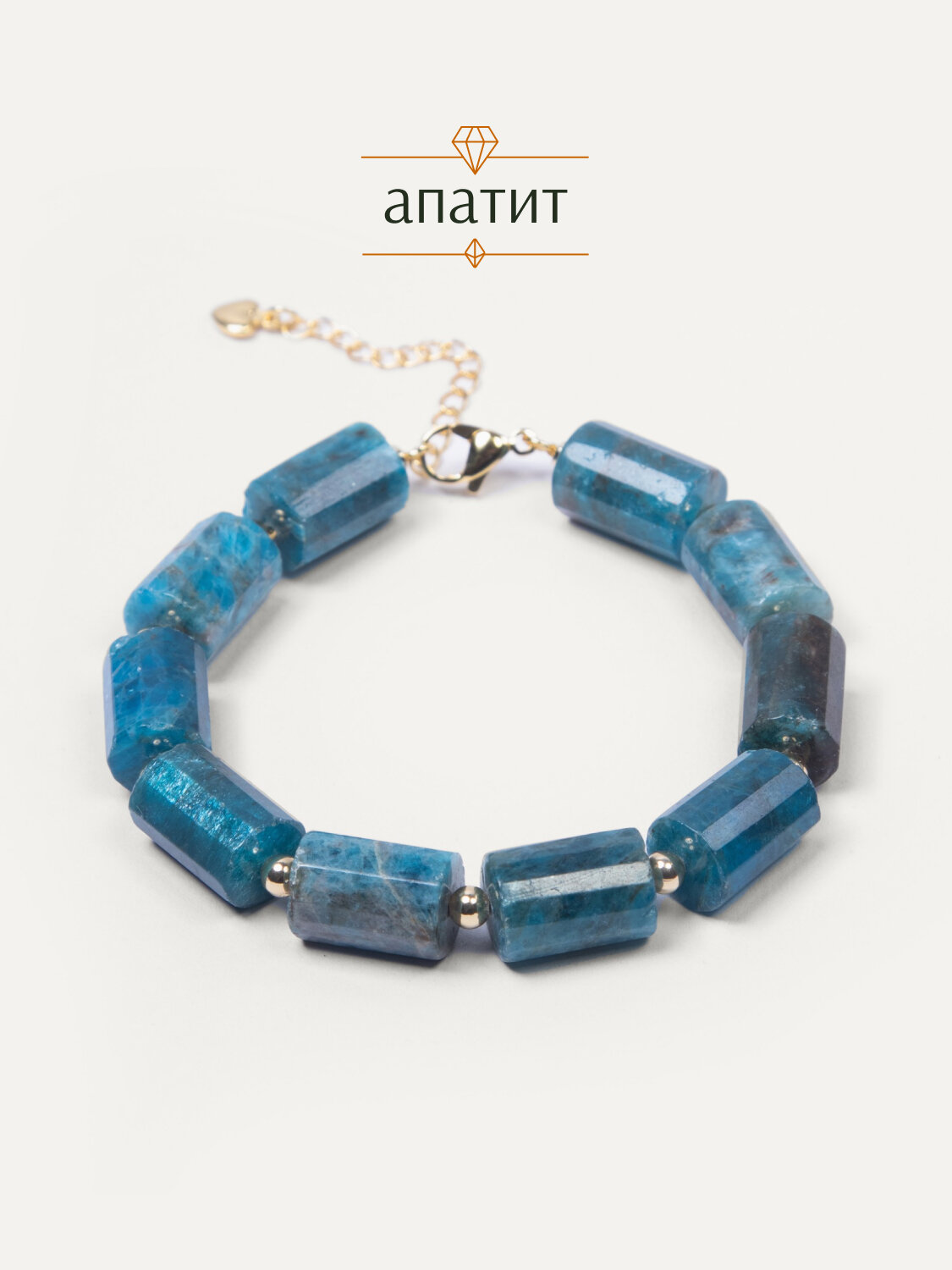 Браслет-нить, апатит