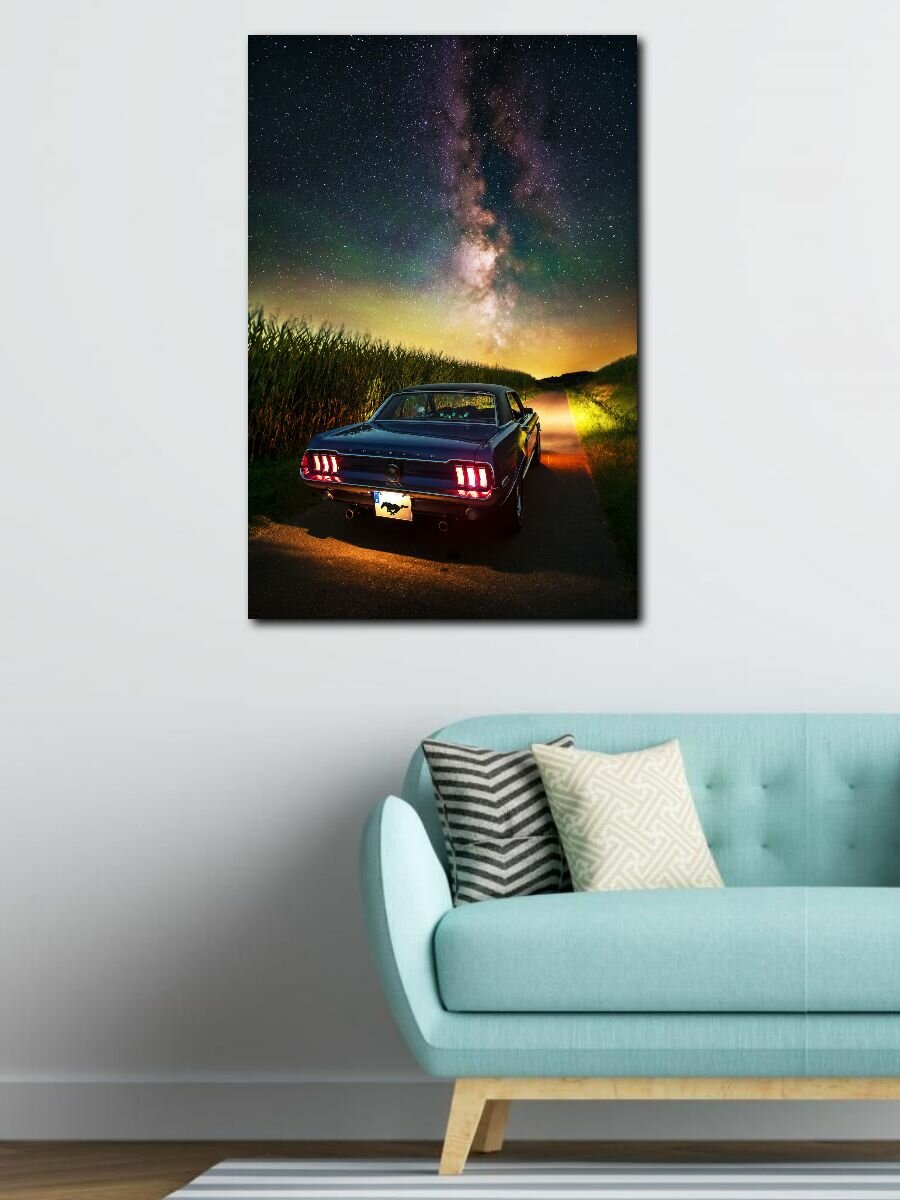 Картина "Звёздный путь", 40 см x 60 см, холст, на подрамнике, цифровая печать