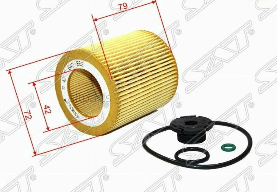 SAT ST-11427640862 Фильтр масляный BMW 1-Series 11-19 / 3-Series 11-19