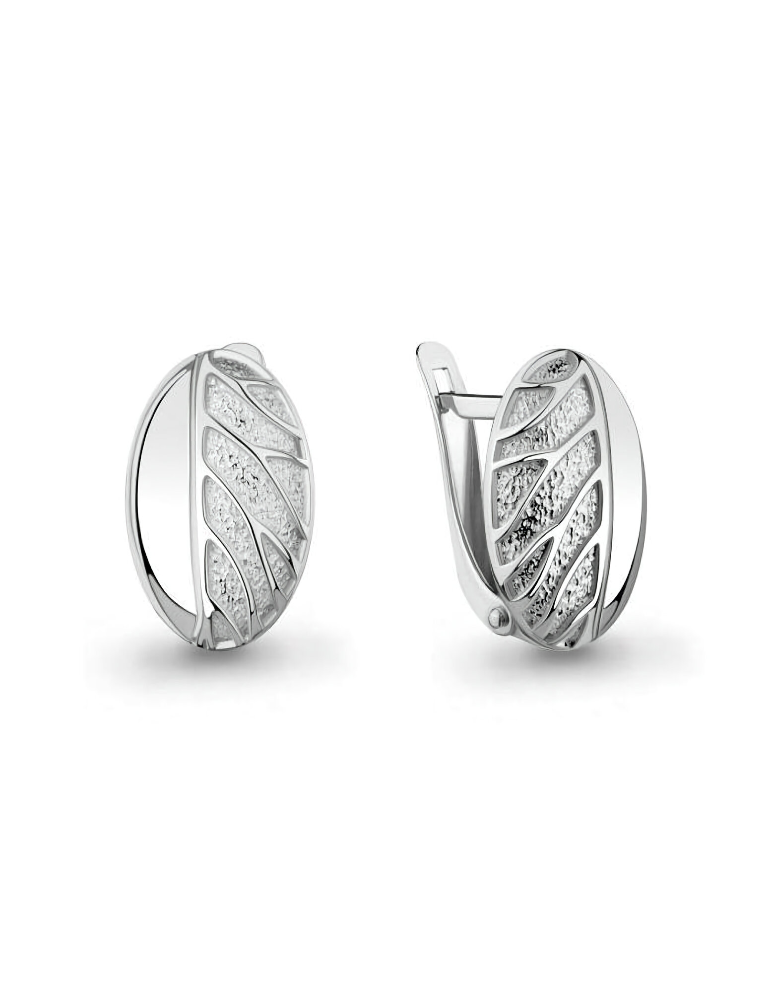 Серьги пусеты, серебро, 925 проба, родирование