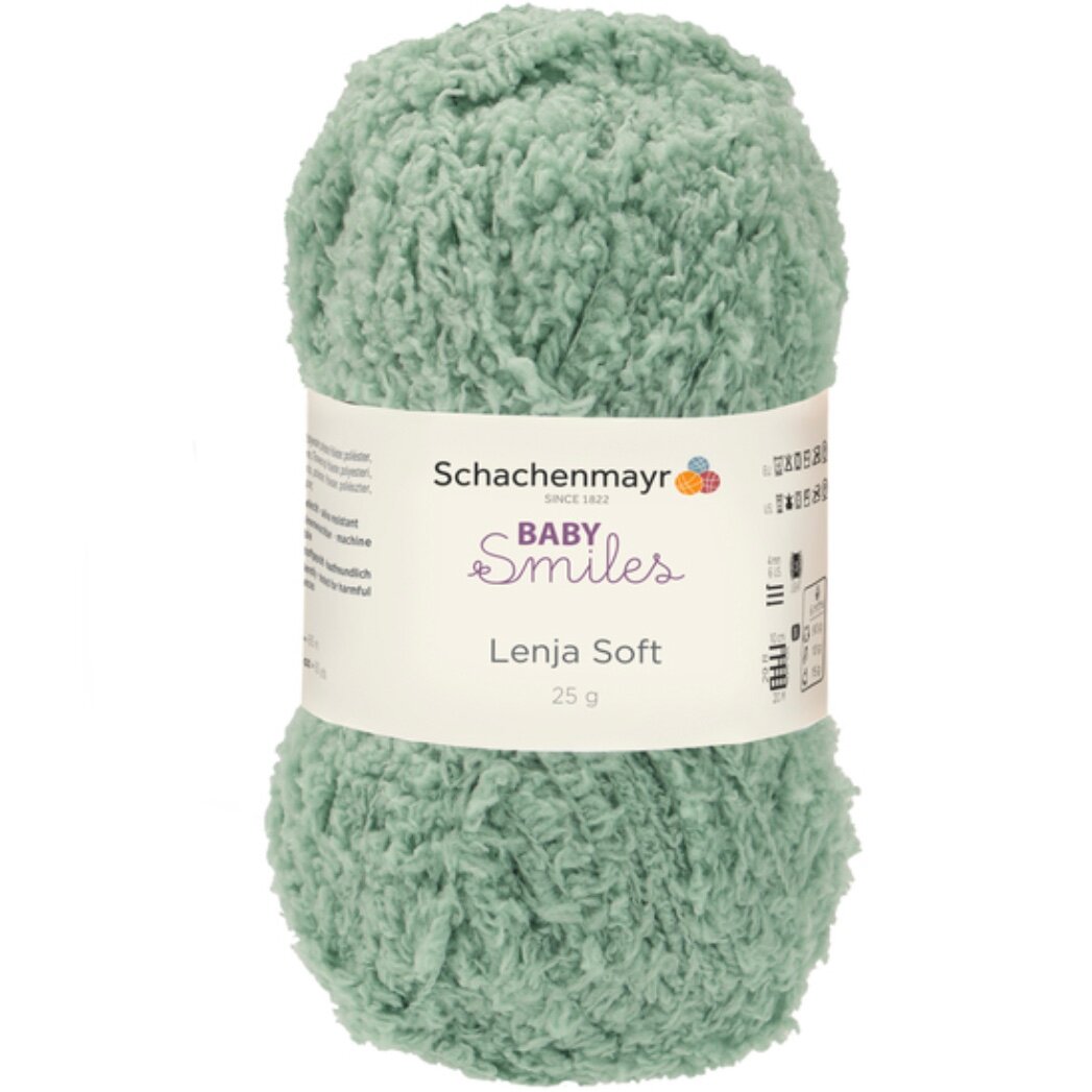 Lenja Soft /Ленья Софт/ пряжа Schachenmayr Baby Smiles, MEZ, 9807560 (01076, salbei (шалфей), зеленый)