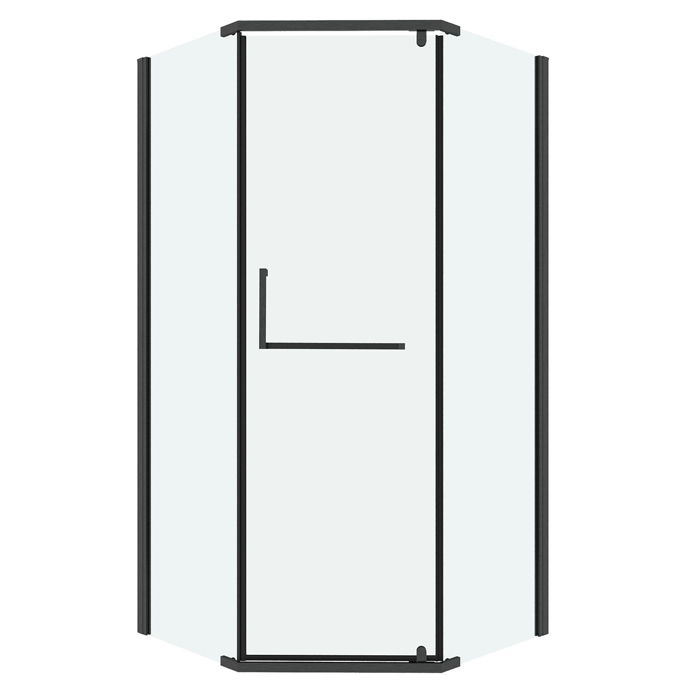 Душевой уголок Grossman Pragma 90х90 302. K33.03.9090.42.00 графит