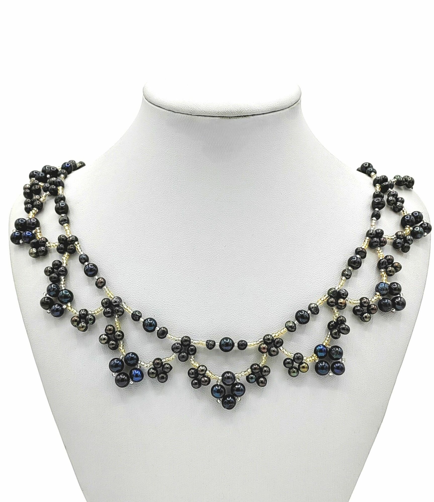 Колье, жемчуг культивированный