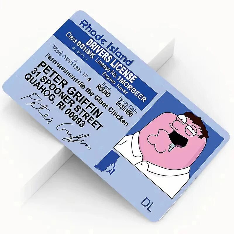 Наклейка на карту Питер Гриффин, PVC, цвет 1-1PC