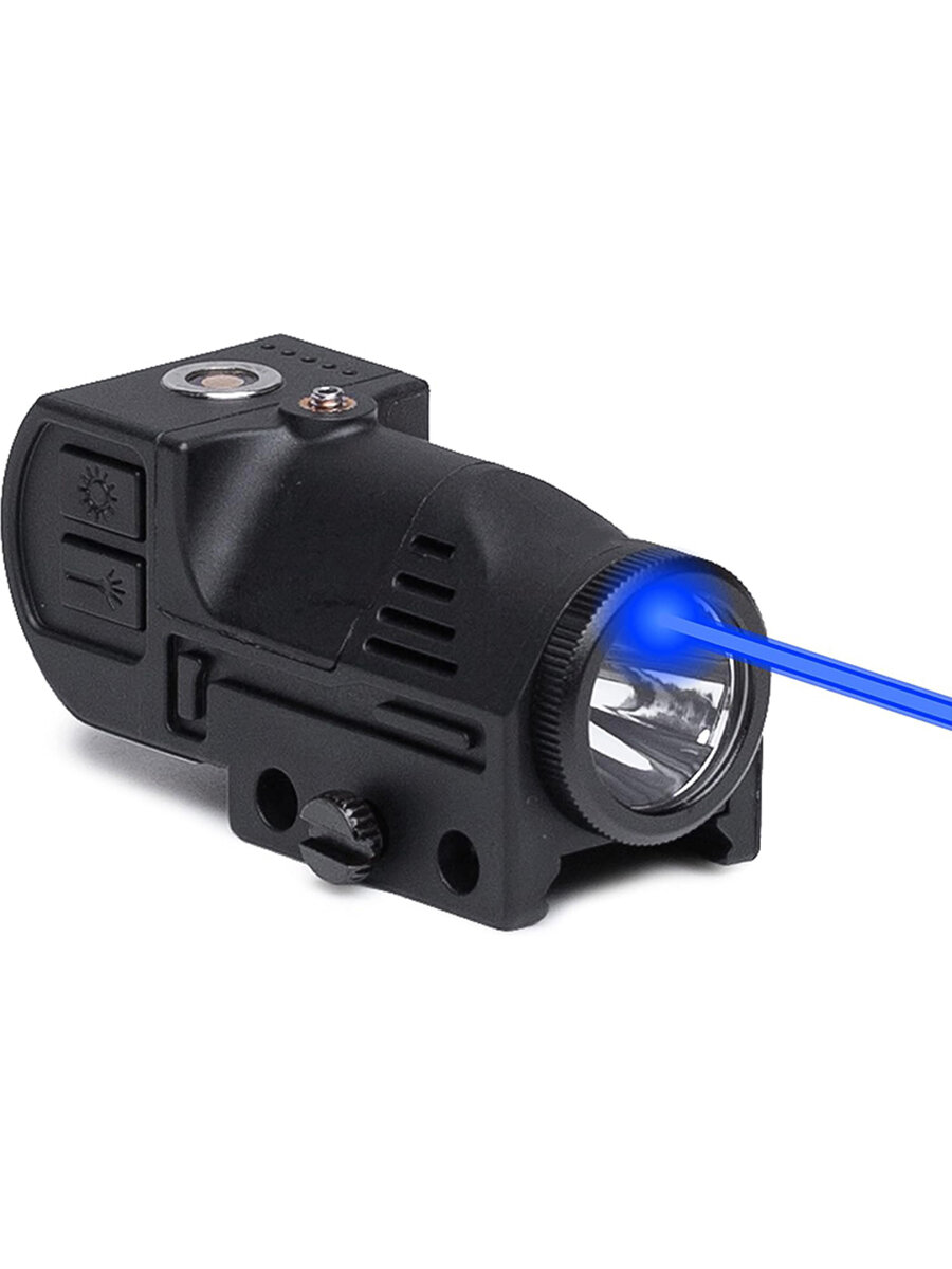 MDGRWY MDG144 500 люмен синий лазерный тактический фонарик магнитная свет подходит 20 мм рельс