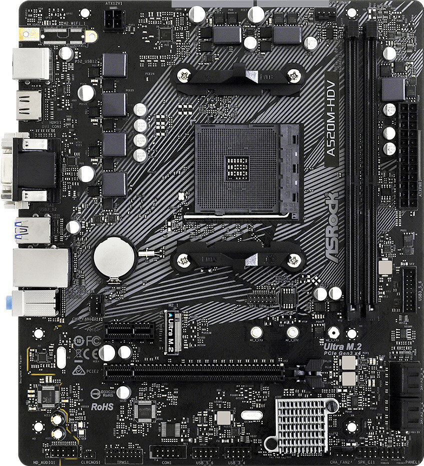 Материнская плата ASRock A520M-HDV A520M-HDV