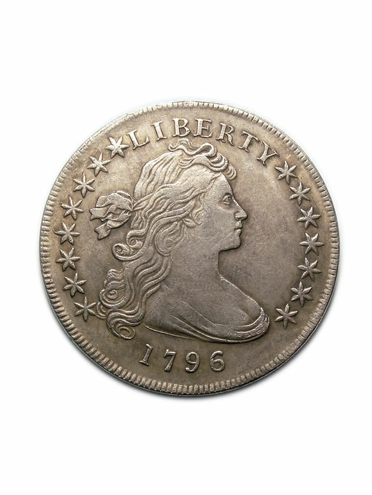 Монета США Доллар 1796 года one dollar сувенирная копия монеты, нумизматика, деньги для коллекции