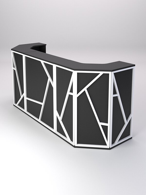 Ресепшен серии "РОК" комбо №4, Черный. Производитель товара - компания Westcom.