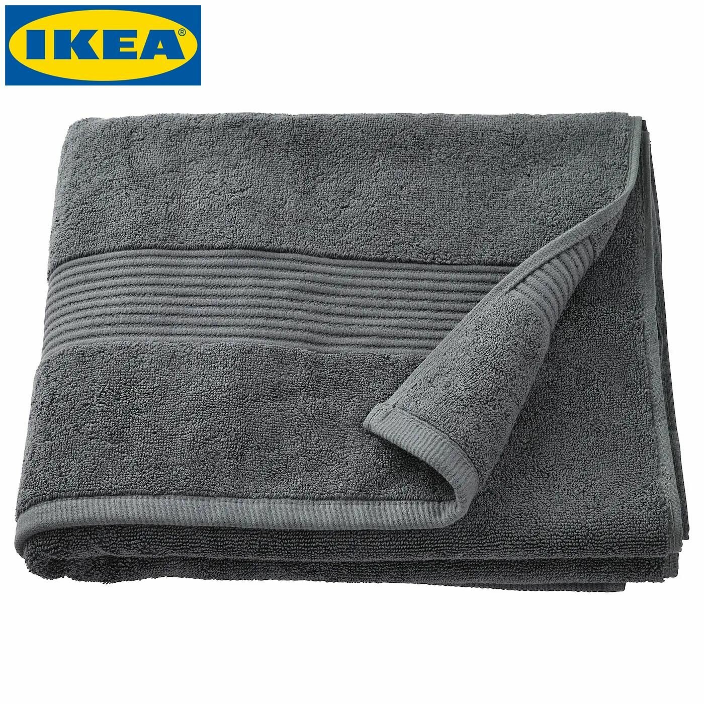 IKEA Полотенце для лица, рук, Хлопок, 70x140 см, светло-розовый, 1 шт.